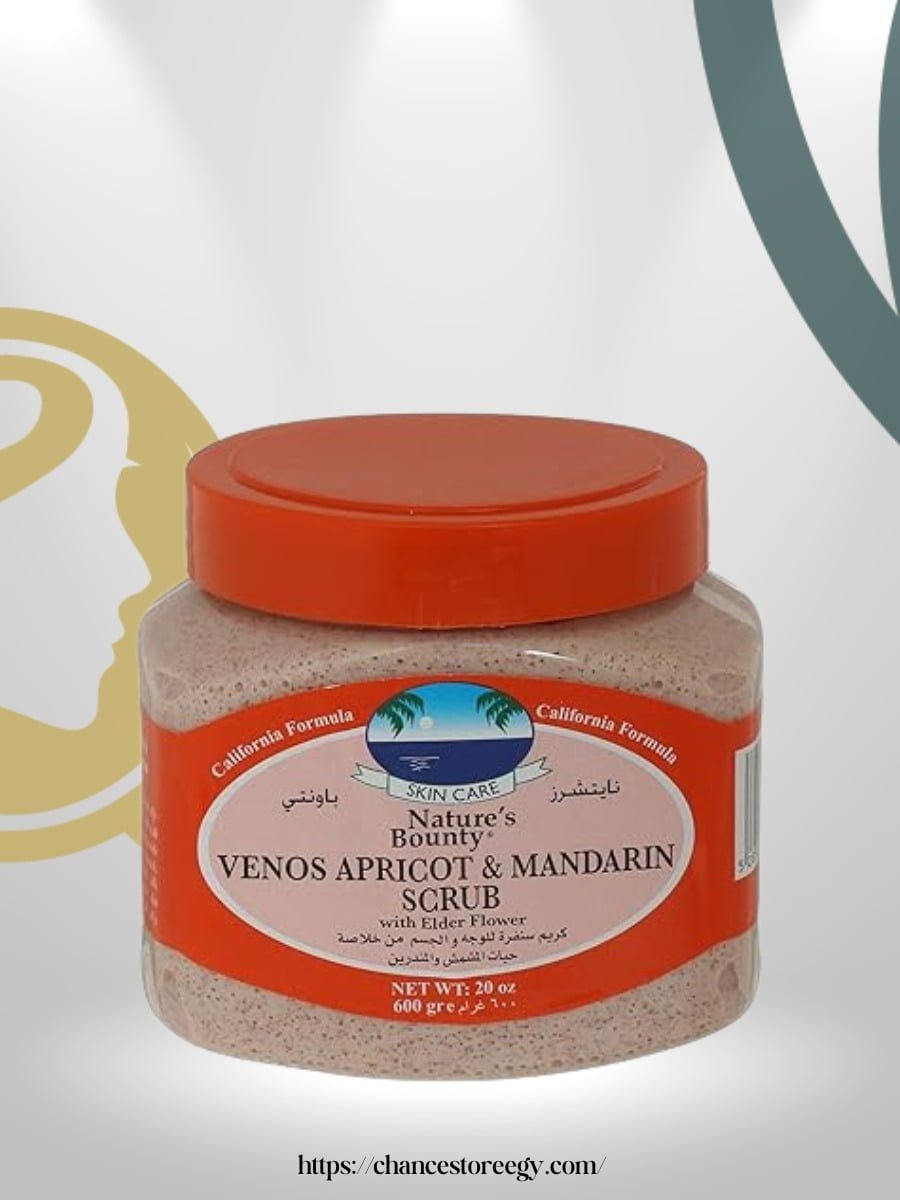 Natures Bounty Venos Apricot and Mandarin Scrub 600 ml - CHANCE STORE EGYPT