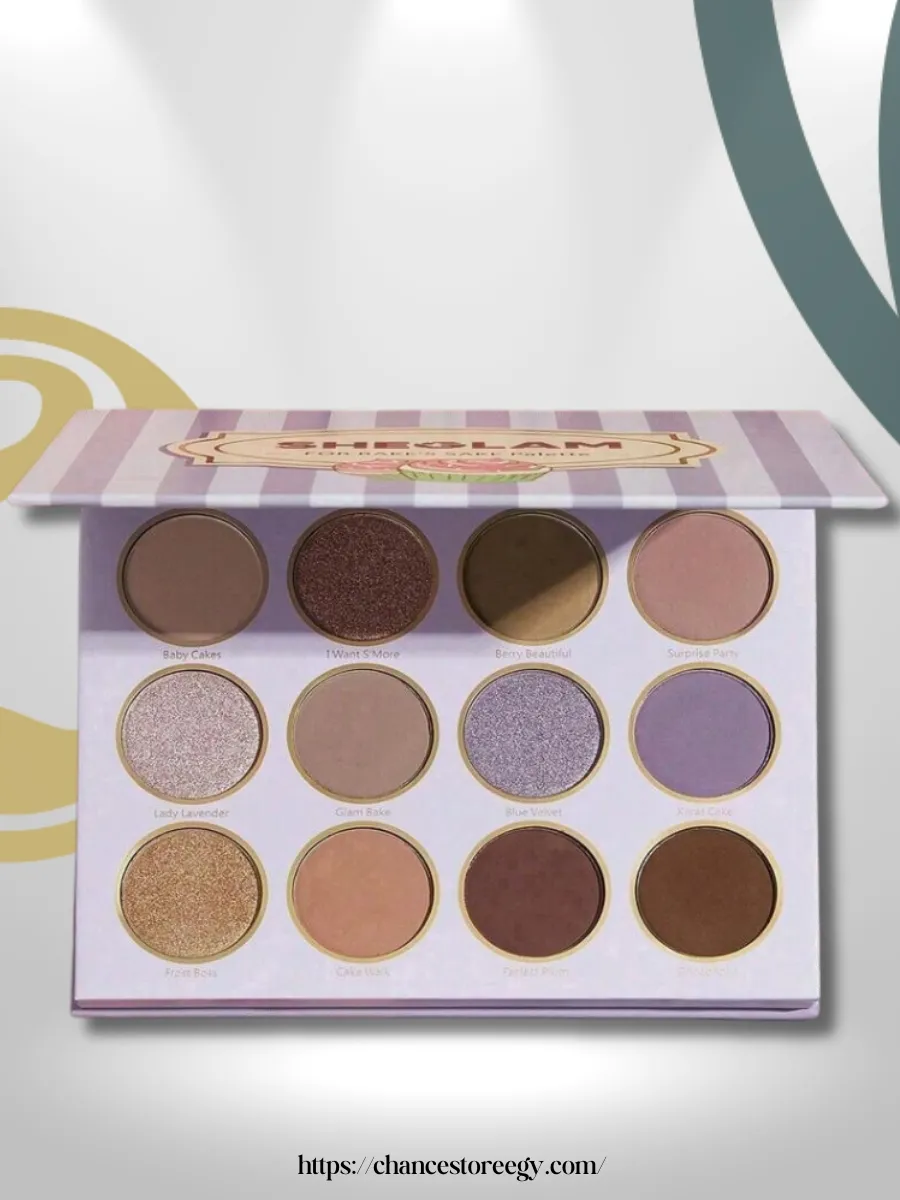 SHEGLAM For Bake's Sake Eyeshadow Palette 12-Clolor Shimmer - CHANCE ...