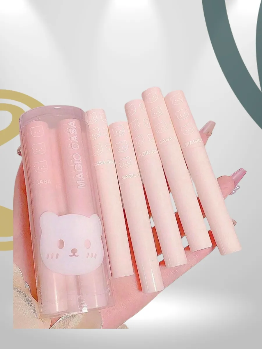 SheIn Magic Casa Bear Print Lip Gloss Liquid Lipstick Set 6 - CHANCE ...